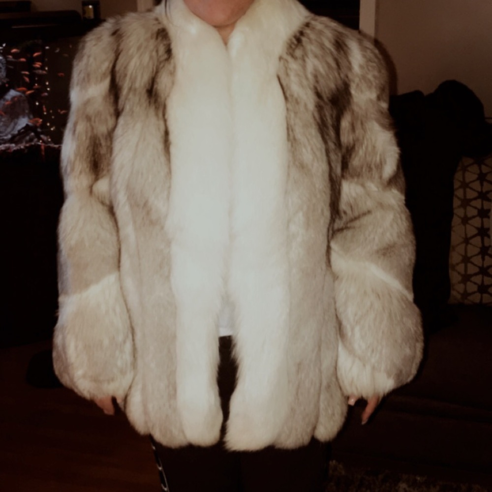 Authentic Arctic Fox Coat - Gem